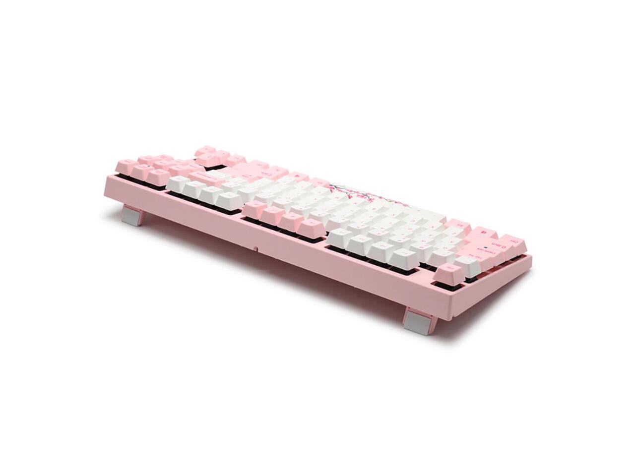 Varmilo VA87M Sakura TKL Gaming Mechanical Keyboard Cherry MX Silent ...