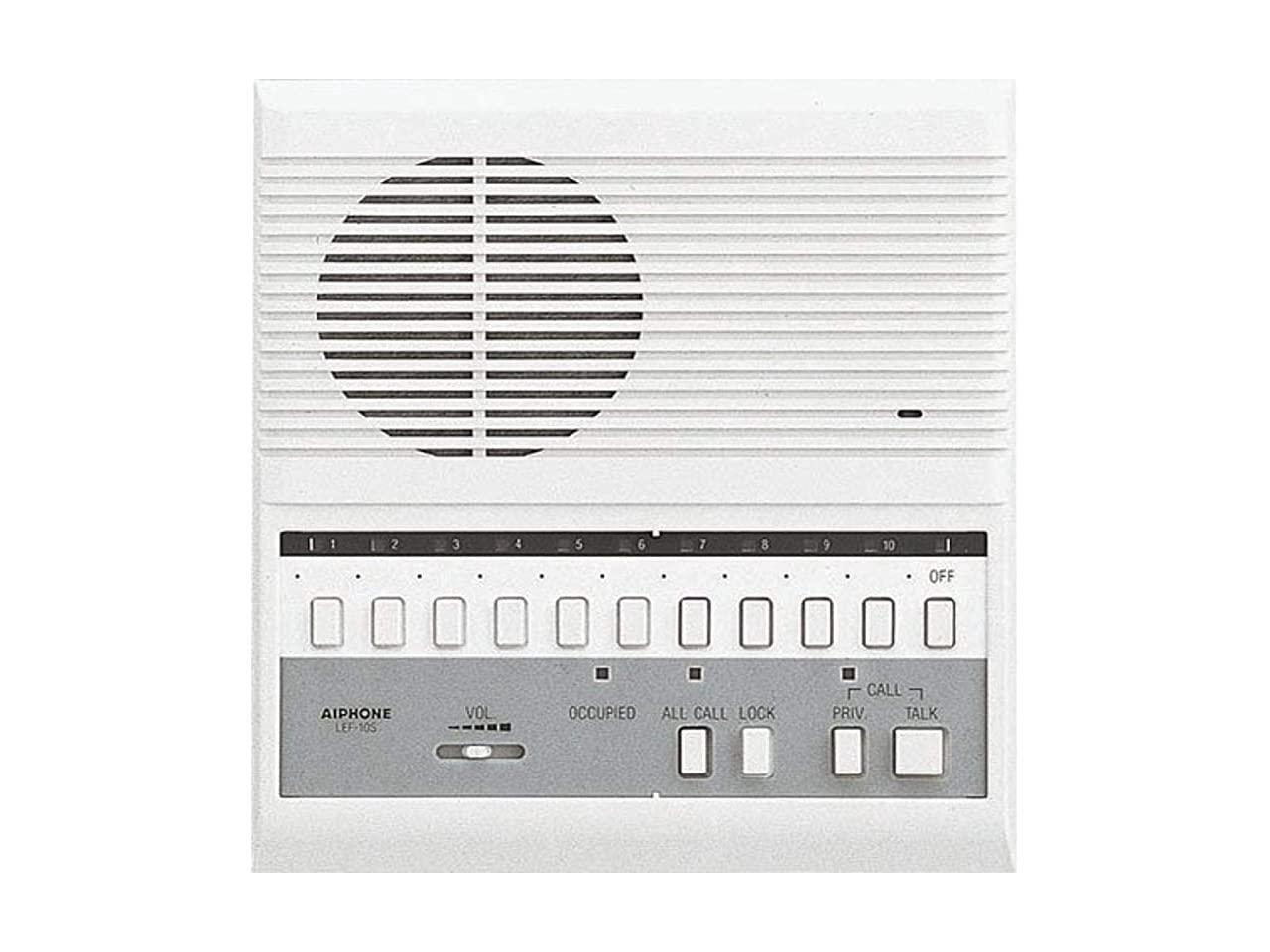 LEF-10S Open Voice Selective Call Master Intercom with All-Call ...