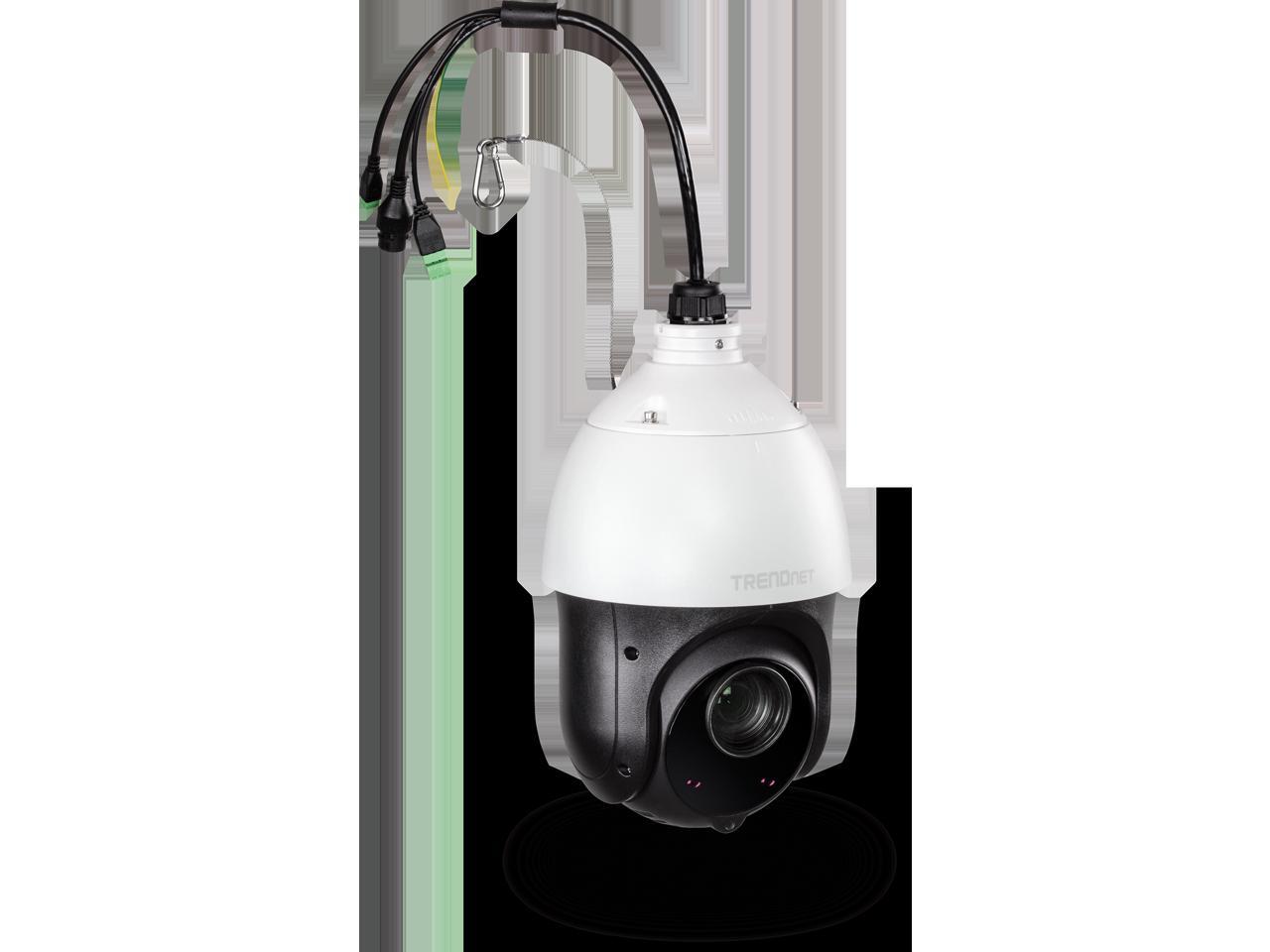 TRENDnet Indoor/Outdoor 2MP 1080p PoE+ IR PTZ Speed Dome Network Camera ...