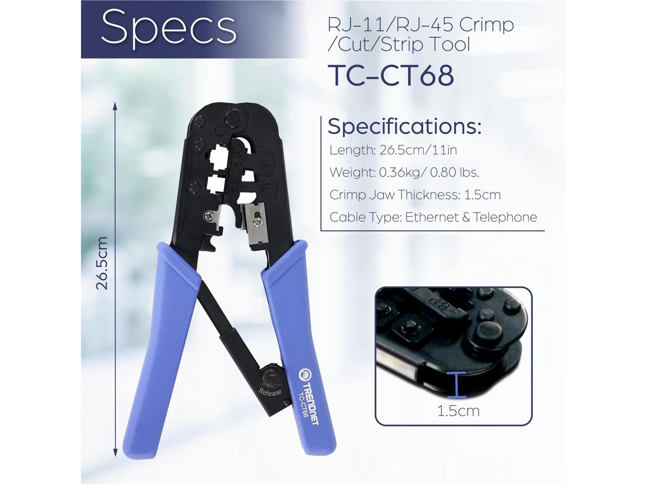 TRENDnet Accessory Network Professional Crimp Tool (TC-CT68) - Newegg.com