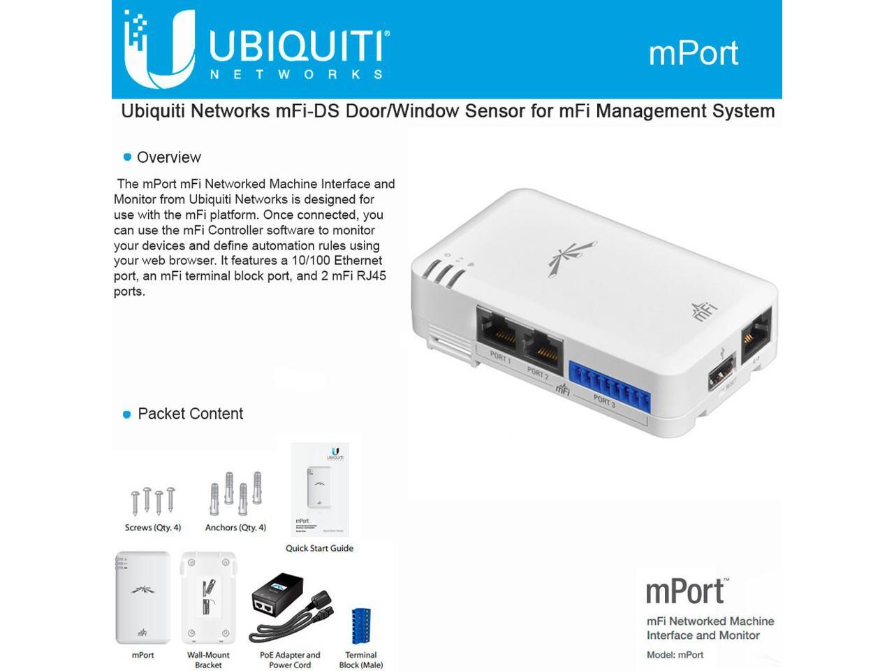 Ubiquiti Networks mPort mFi Networked Machine Interface and Monitor ...