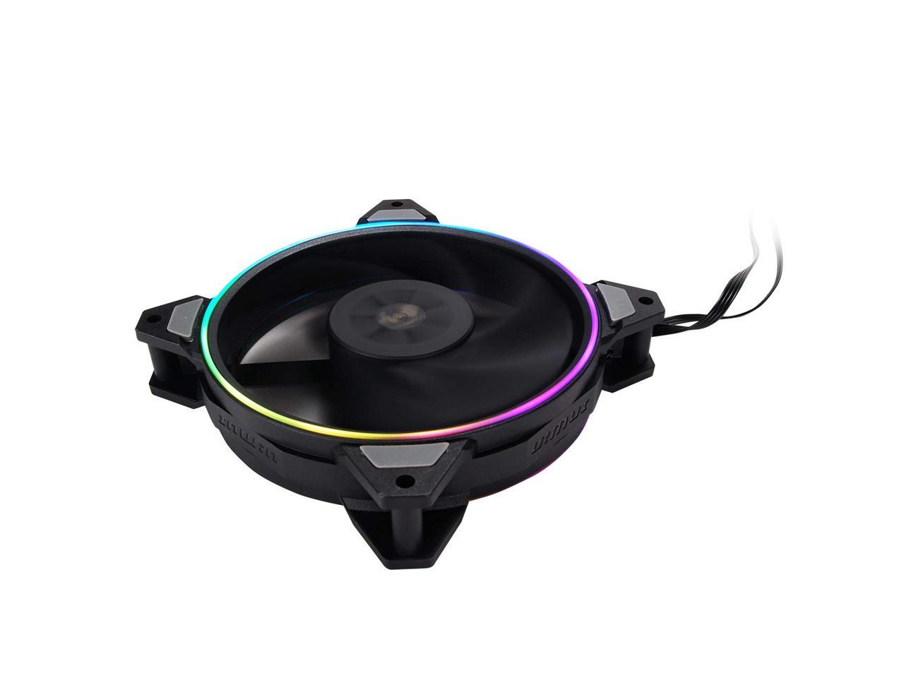 InWin Sirius Loop Addressable RGB Triple Fan Kit 120mm High Performance ...