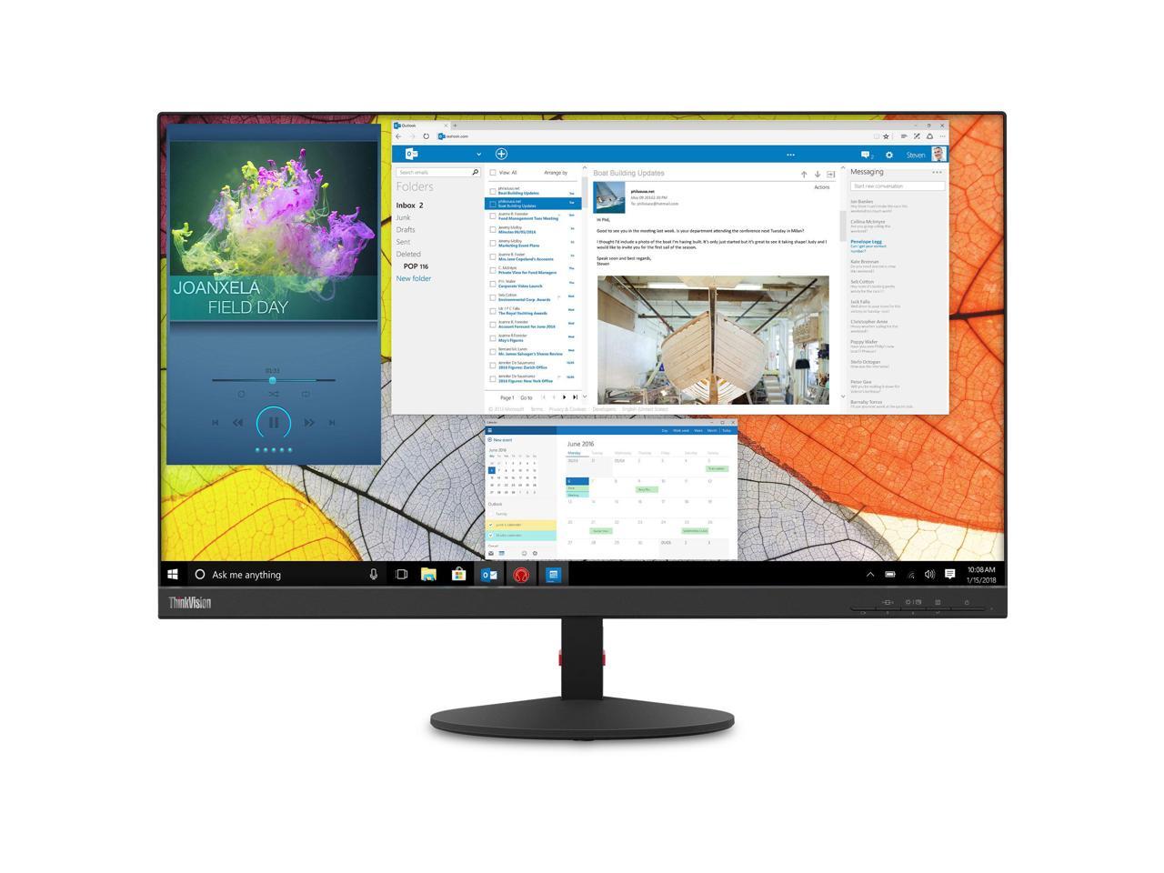 Lenovo ThinkVision S27q-10 27-inch QHD LED Backlit LCD Monitor - Newegg.com