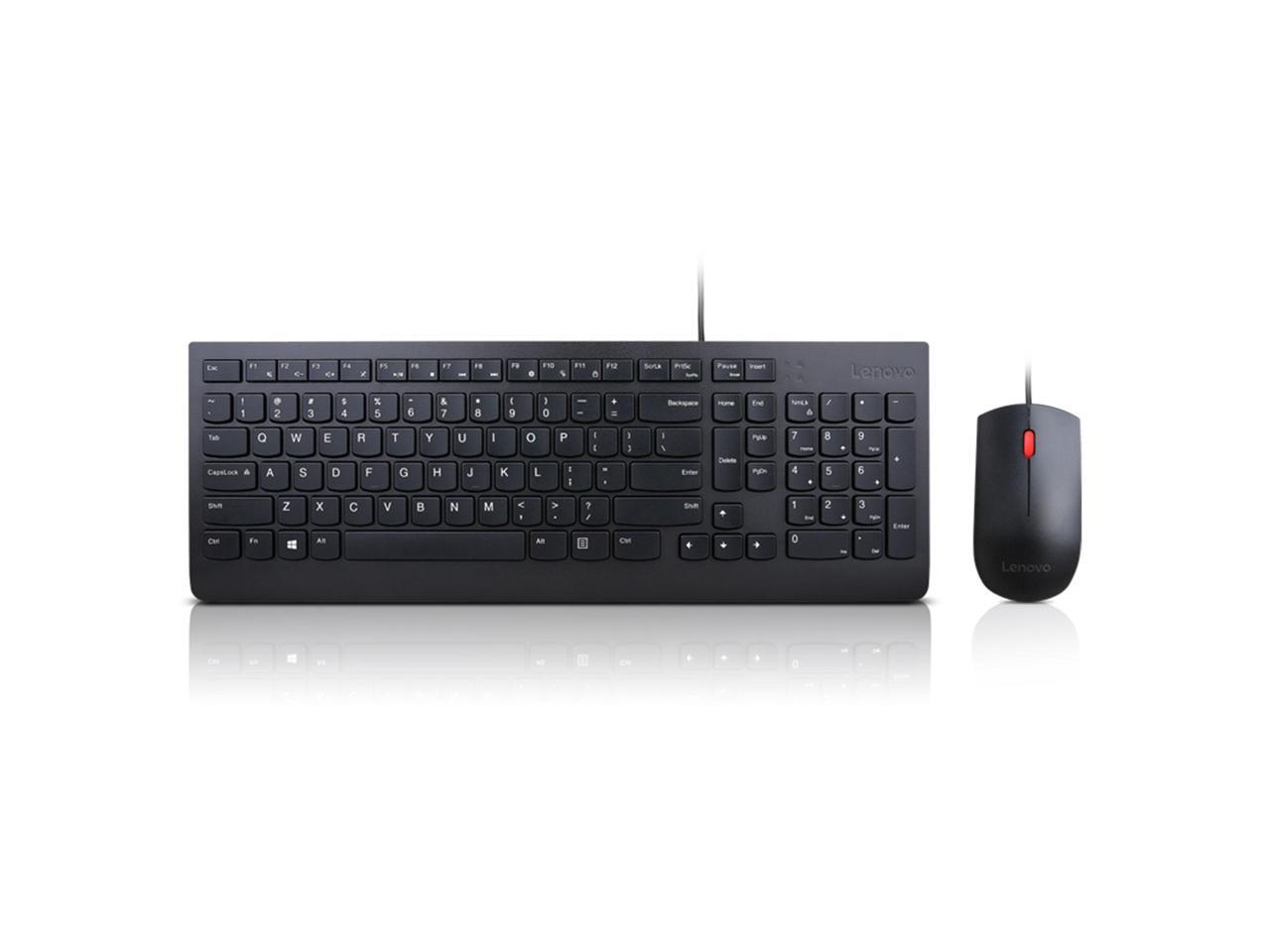Lenovo Essential Wired Combo Keyboard and Mouse - Newegg.com