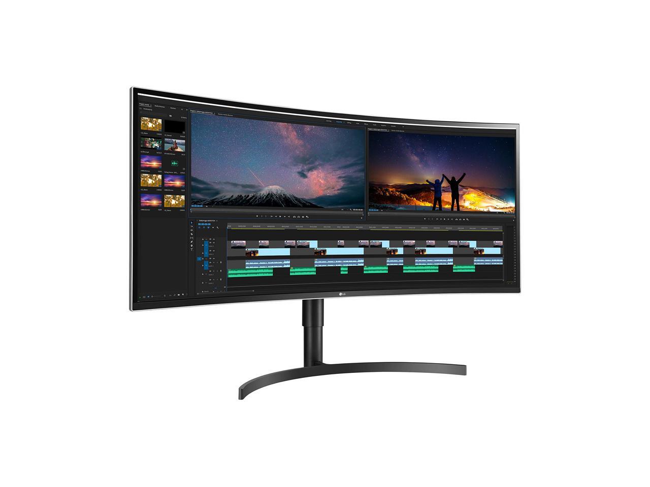 LG 38WN75C-B 38-Inch Class 21:9 Curved UltraWide QHD+ (3840 x 1600) IPS ...