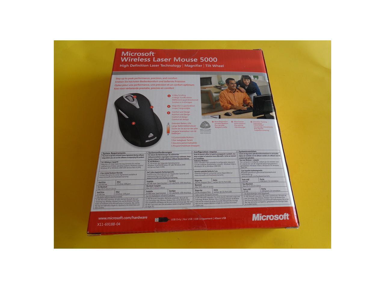 Microsoft Wireless Laser Mouse 5000 - Newegg.com