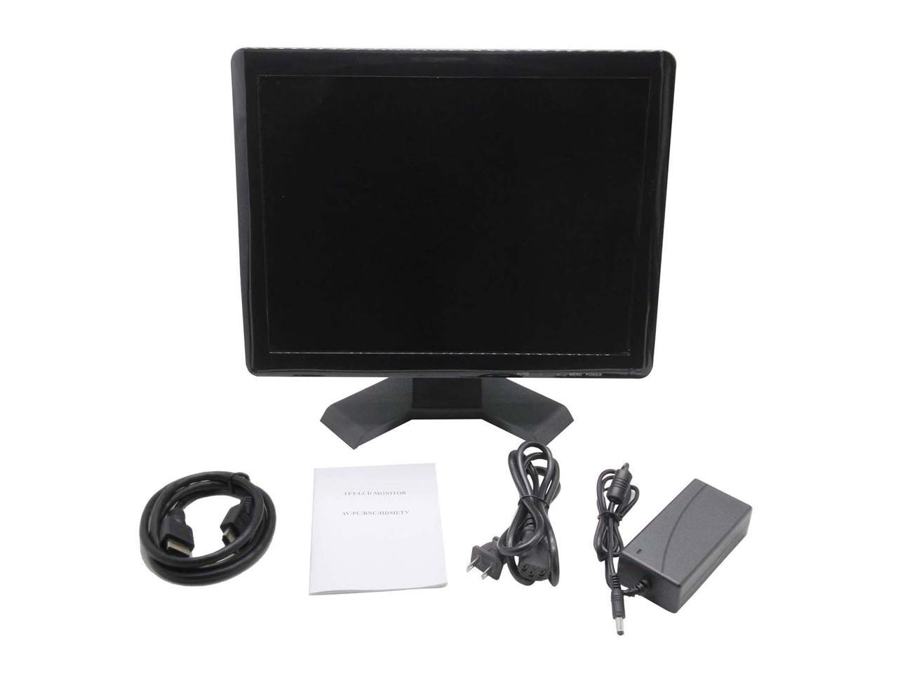 17 inch Monitor HD TFT 1280x1024 , 500cd/m2 with Video Audio AV BNC USB ...