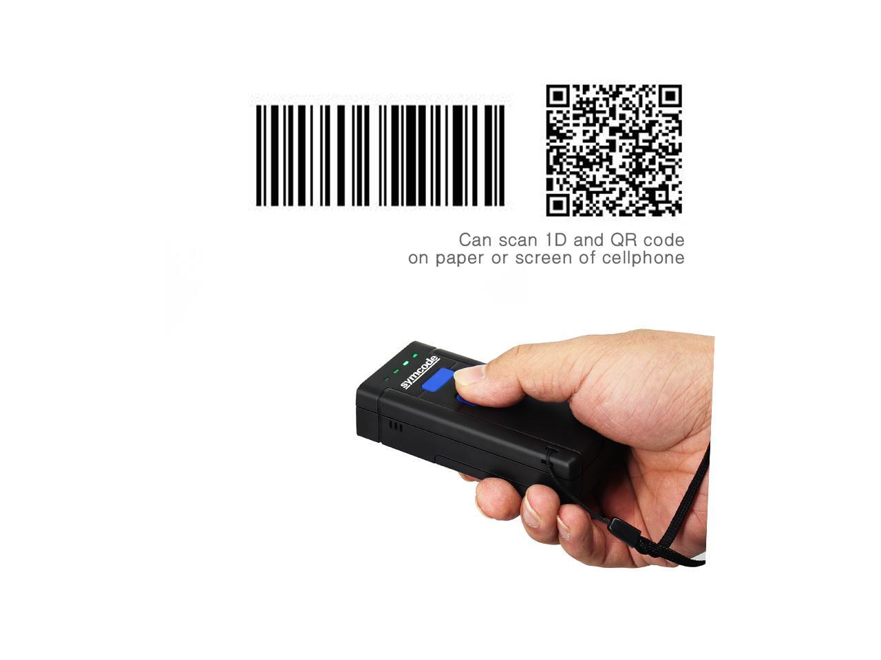 Symcode Bluetooth Wireless 2D QR 1D Barcode Scanner 2D Barcode Reader ...