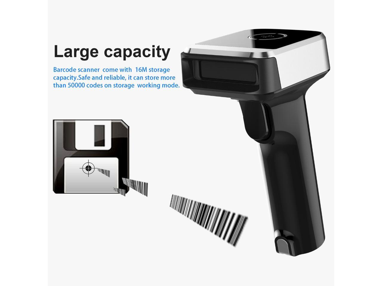 Symcode MJ1900 Bluetooth 2.4Ghz Wireless 2D Barcode Scanner Screen ...