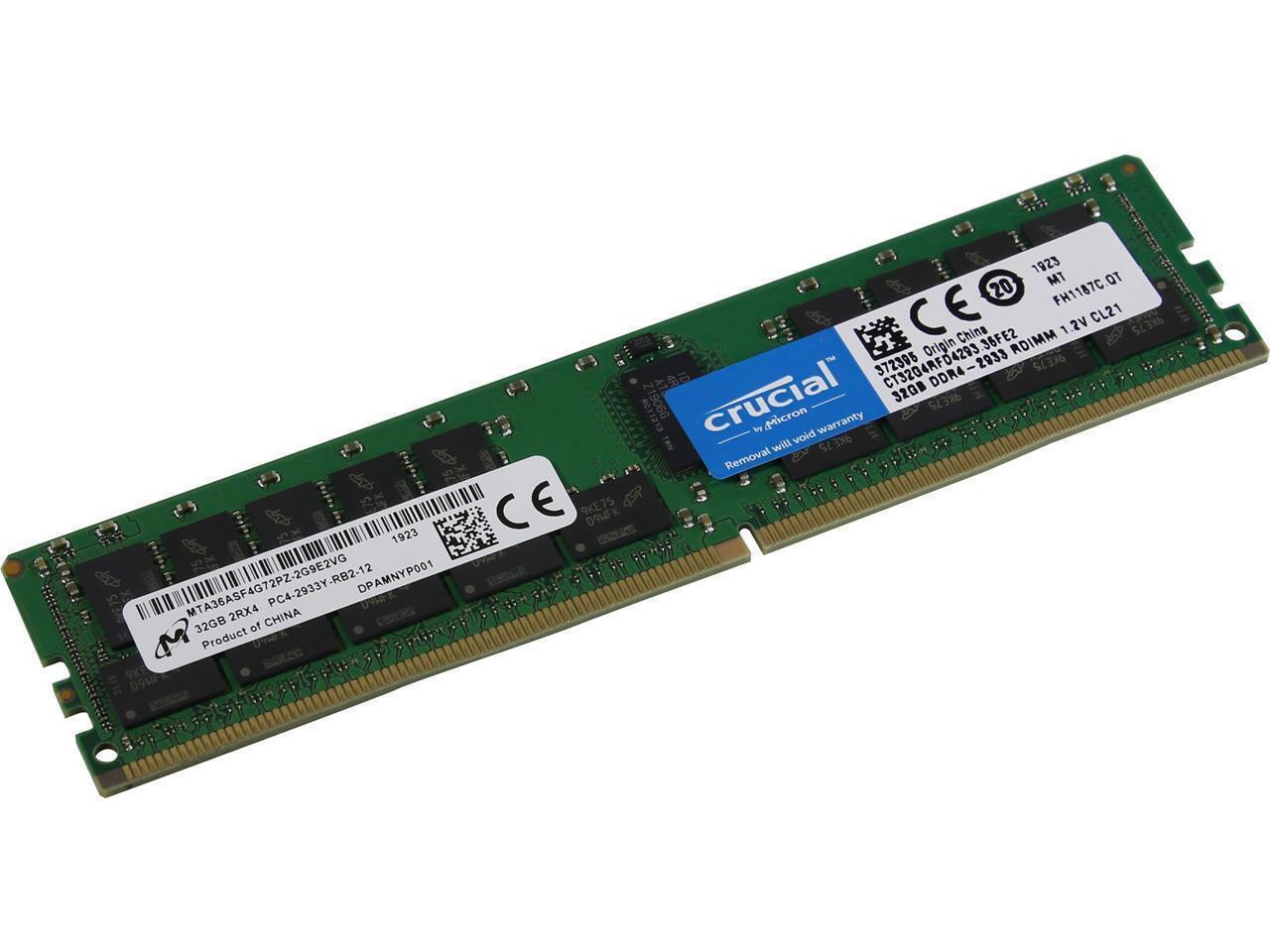 Crucial/Micron RAM Memory Model CT32G4RFD4293 2Rx4 32GB DDR4 2933(PC4 ...