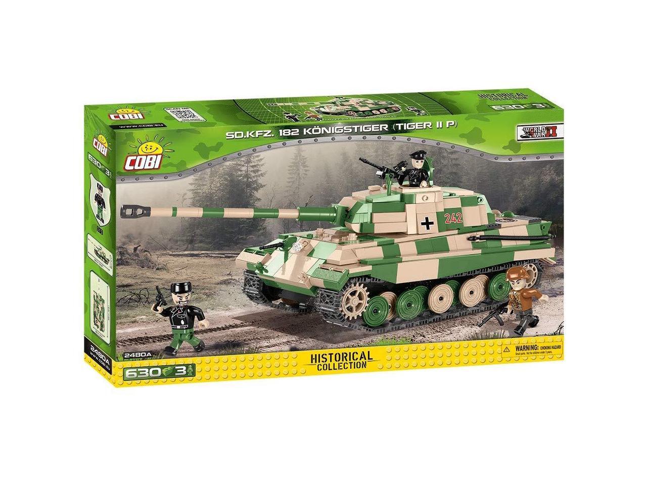 COBI WWII German Army PZKPFW VI Tiger II Tank Model Building Block Set ...