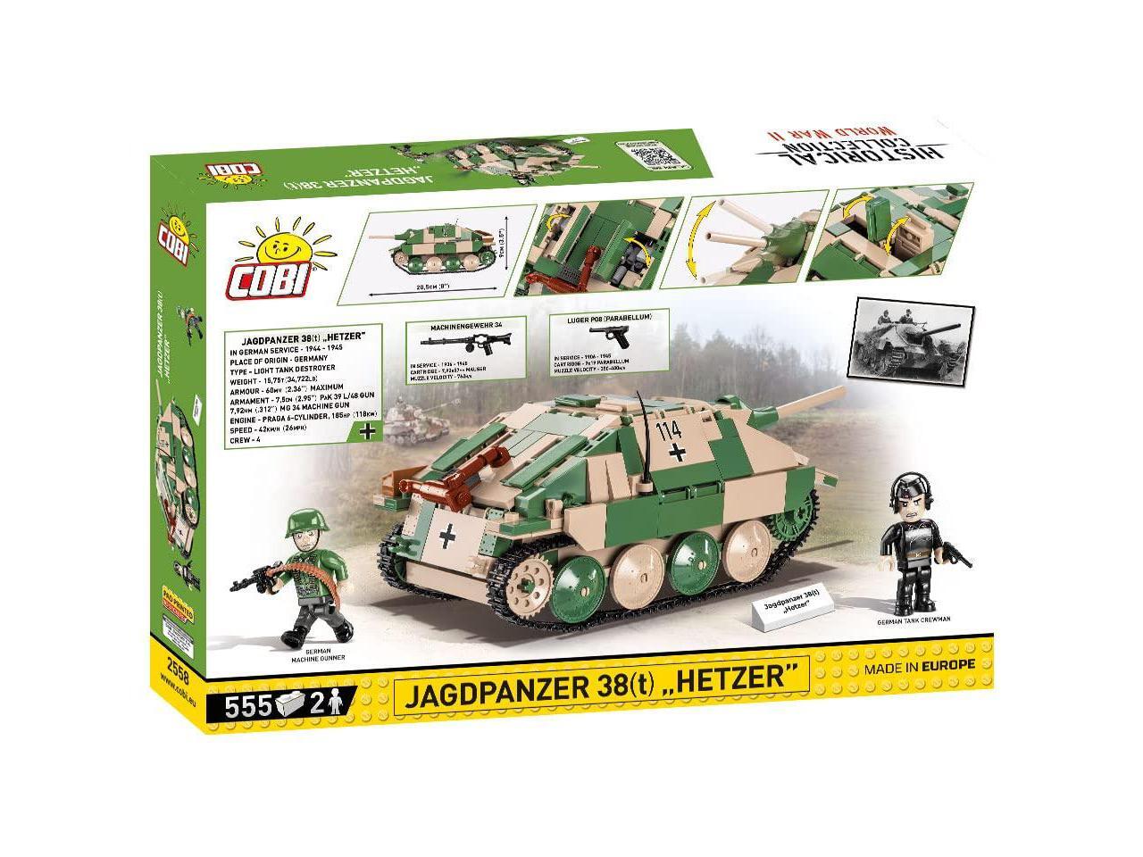 COBI TOYS World War II Jagdpanzer 38 Sd.Kfz. 138/2 Hetzer Tank - Model ...