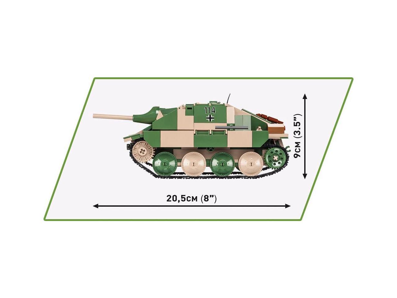 COBI TOYS World War II Jagdpanzer 38 Sd.Kfz. 138/2 Hetzer Tank - Model ...