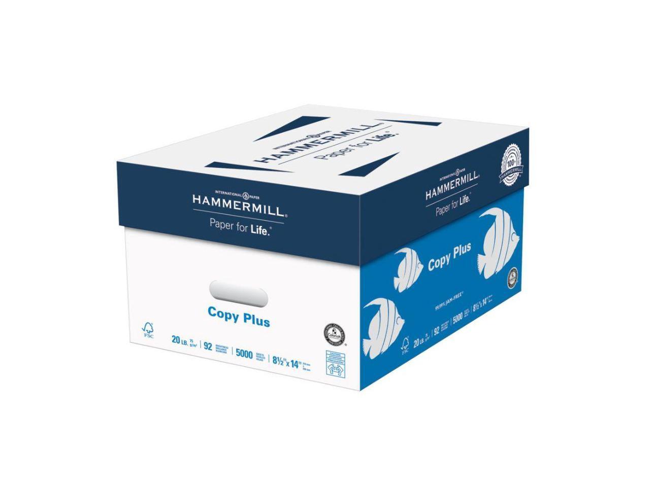 Hammermill Copy Plus 8.5" x 14" Copy Paper 20 lbs 92 Brightness 500 ...