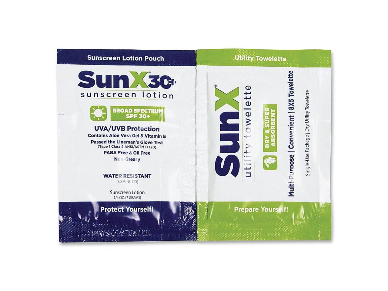Coretex Products Sunx SPF30 Sunscreen Towelette - Newegg.com