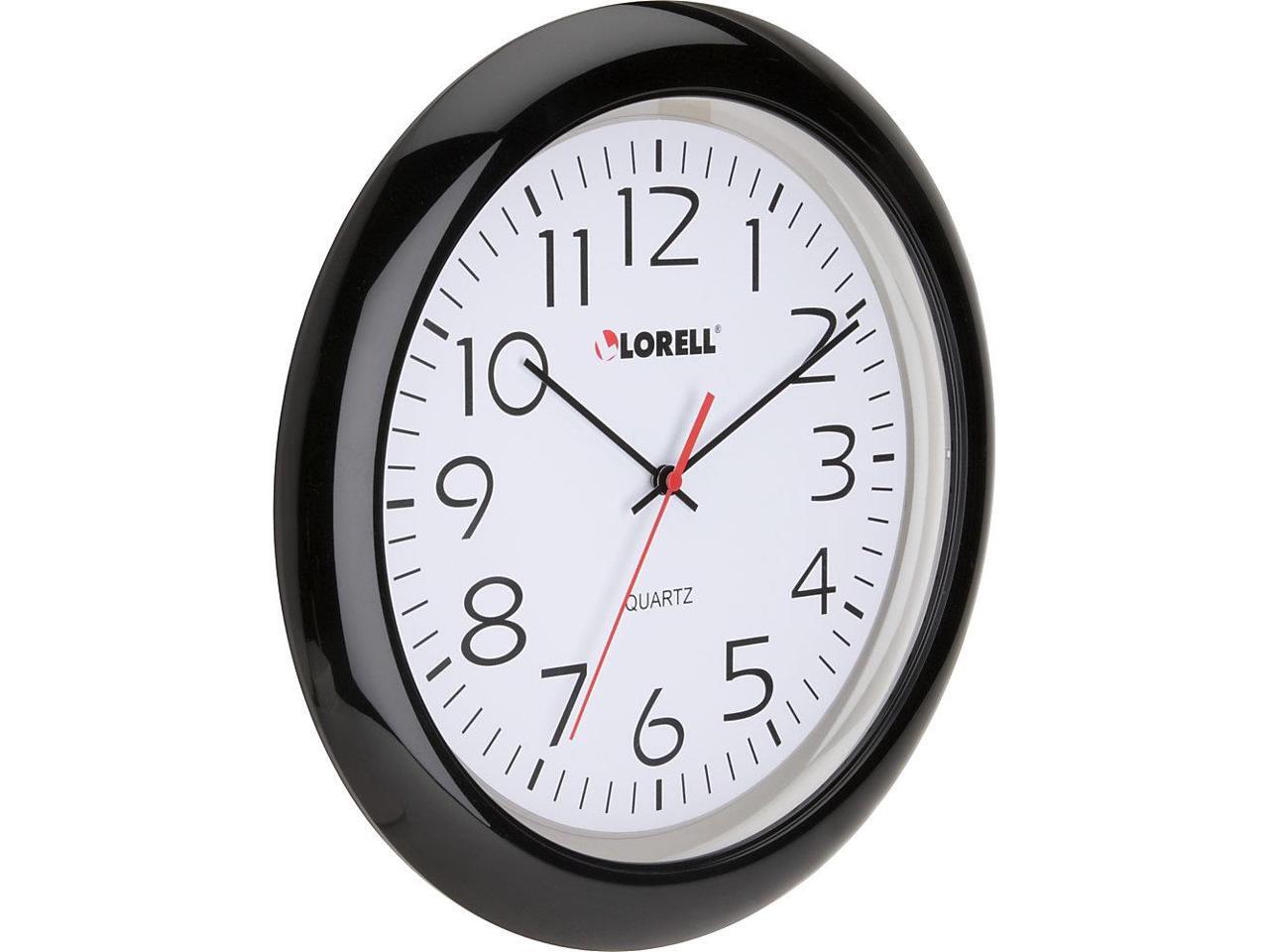 Lorell 60989 Wall Clock Analog - Quartz - Newegg.com