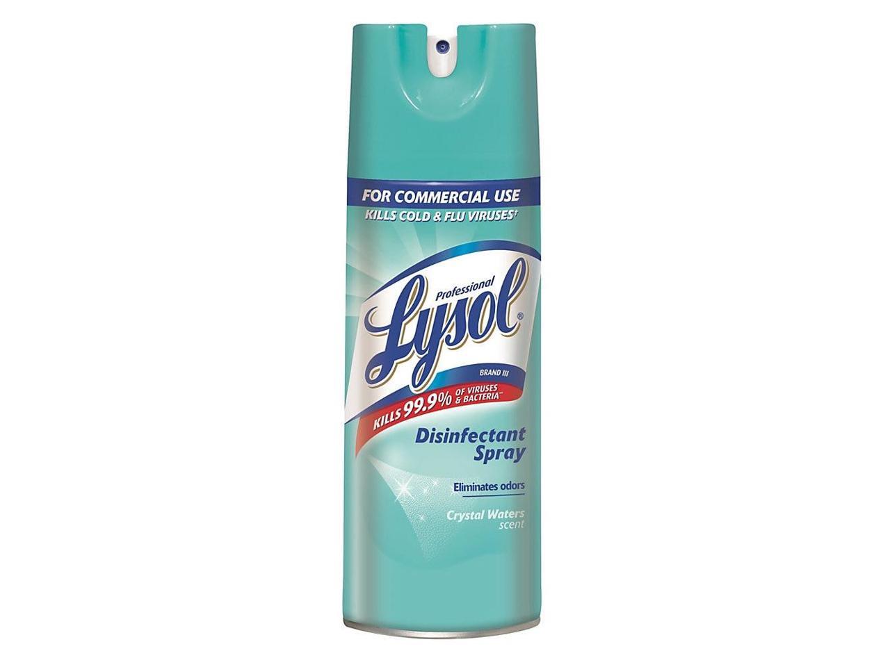 Reckitt Benckiser 36241-84044 LYSOL Brand Disinfectant Spray, Crystal ...