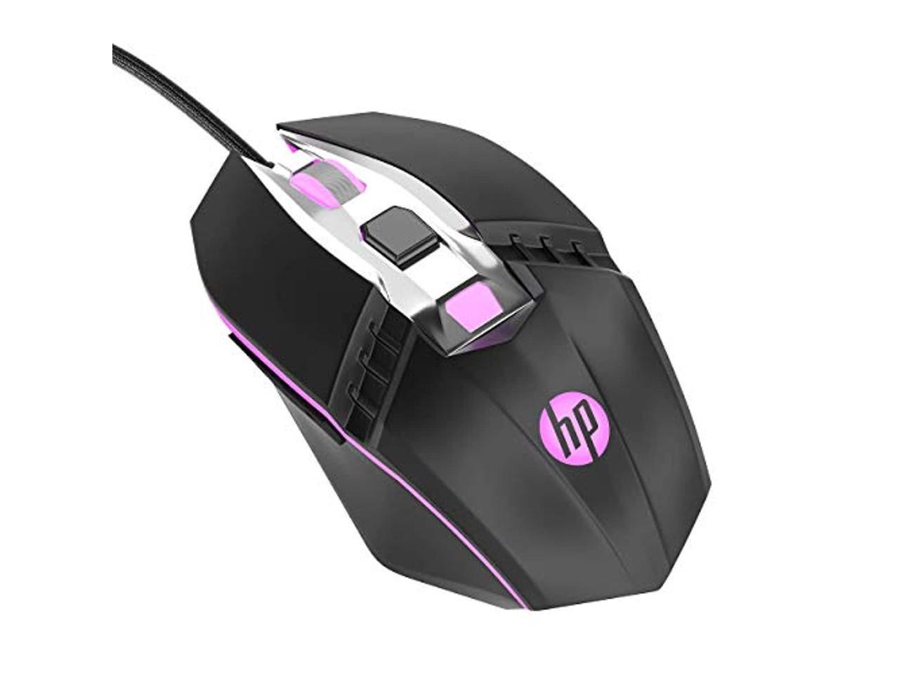 HP Wired Ergonomic RGB Gaming Mouse, Adjustable DBI with Programmable ...