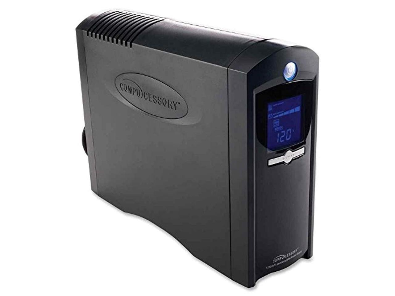 Compucessory 25650 UPS Power System 750 Watts 8 Outlets 6'Cord 4inx14in ...