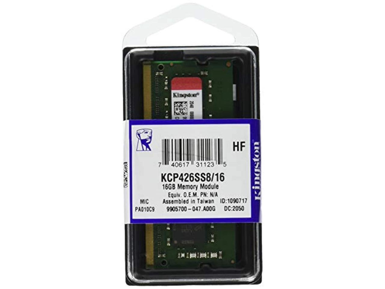Kingston KCP426SS8/16 16GB DDR4 2666MHz Single Rank SoDIMM Memory Module - Newegg.ca