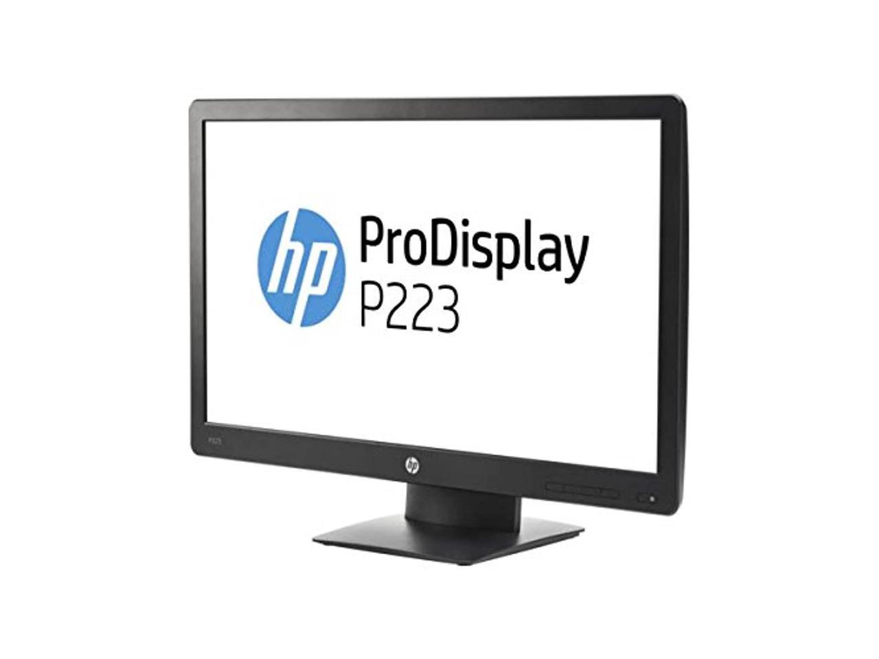 HP ProDisplay P223 21.5" LED Monitor, 1920 x 1080, 16:9, 3000:1, 250 cd/m2, VGA, DisplayPort ...