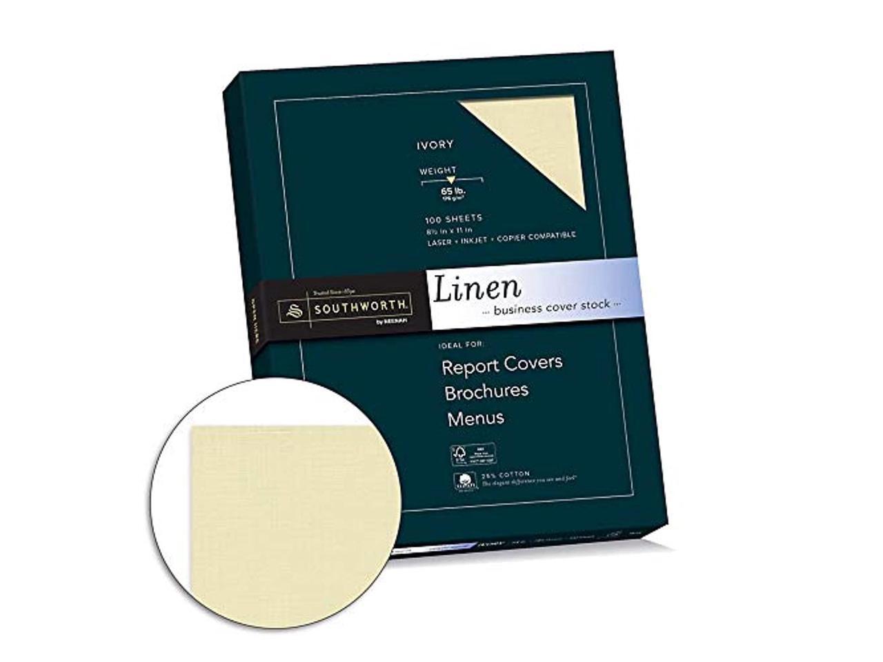 Southworth Company SOUZ560CK Fine Linen Paper- 65lb- Acid-free-Lignin ...