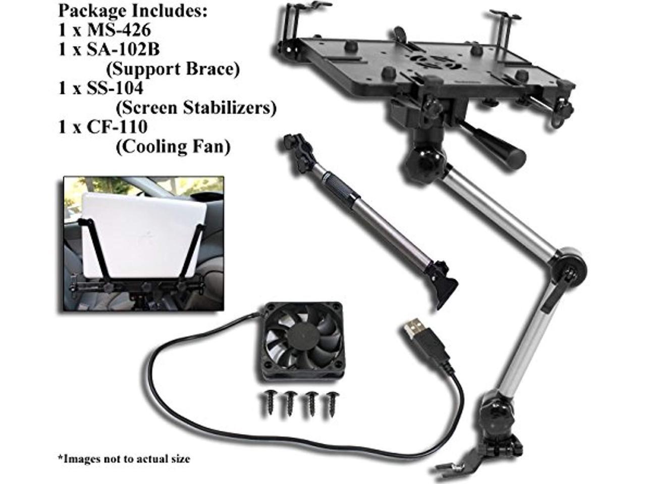 Mobotron MS-426B Standard Car iPad Laptop Mount Holder Stand with USB ...