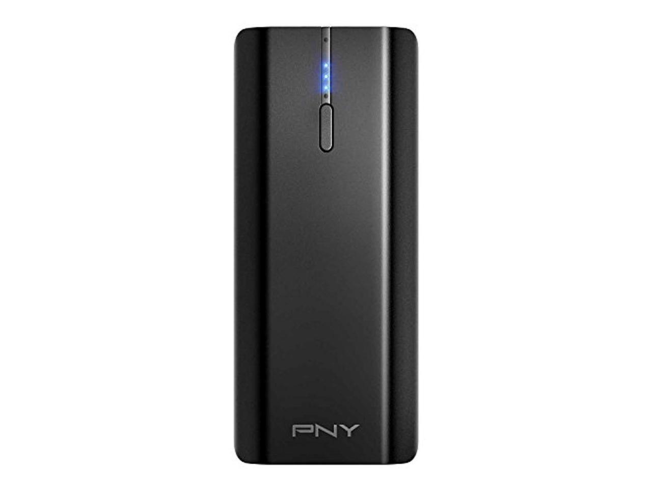 PNY PowerPack 4400 Black 4400 mAh Portable Power Bank P-B-4400-1-K01-RB ...