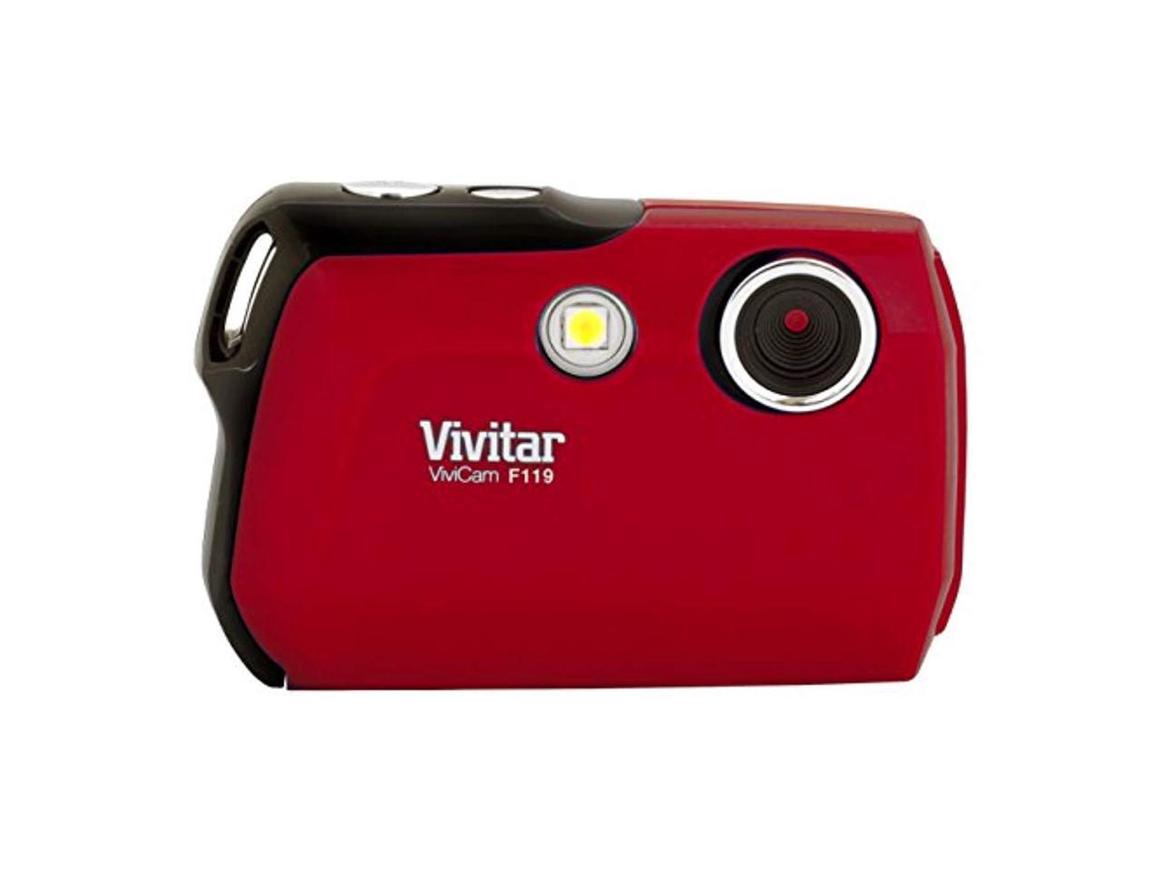 Vivitar VT027-RED Vivitar 12 1 megapixel hd digital camera with 5x ...