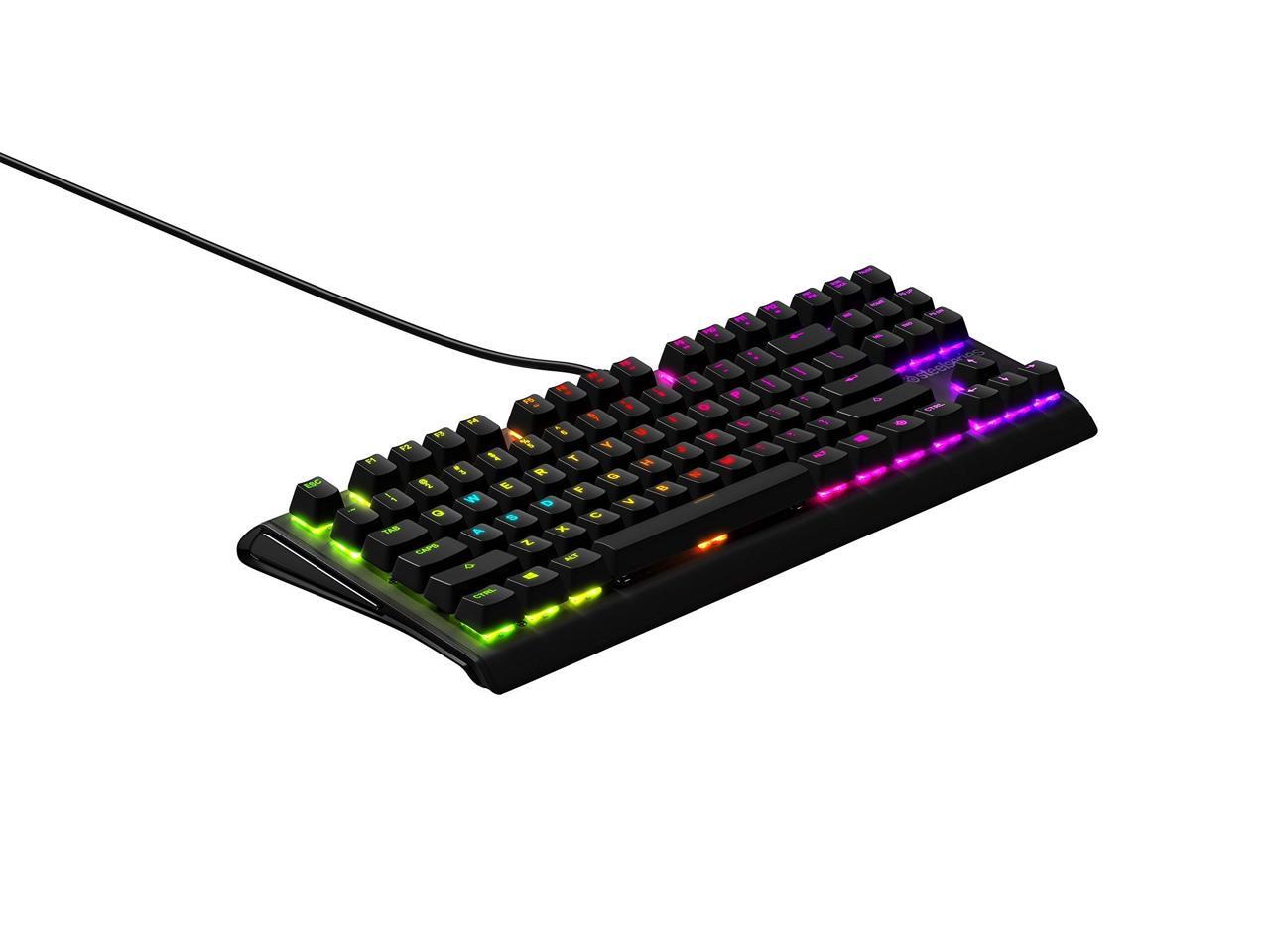 SteelSeries Apex 150 RGB Gaming Keyboard - Tactile & Silent - RGB LED ...
