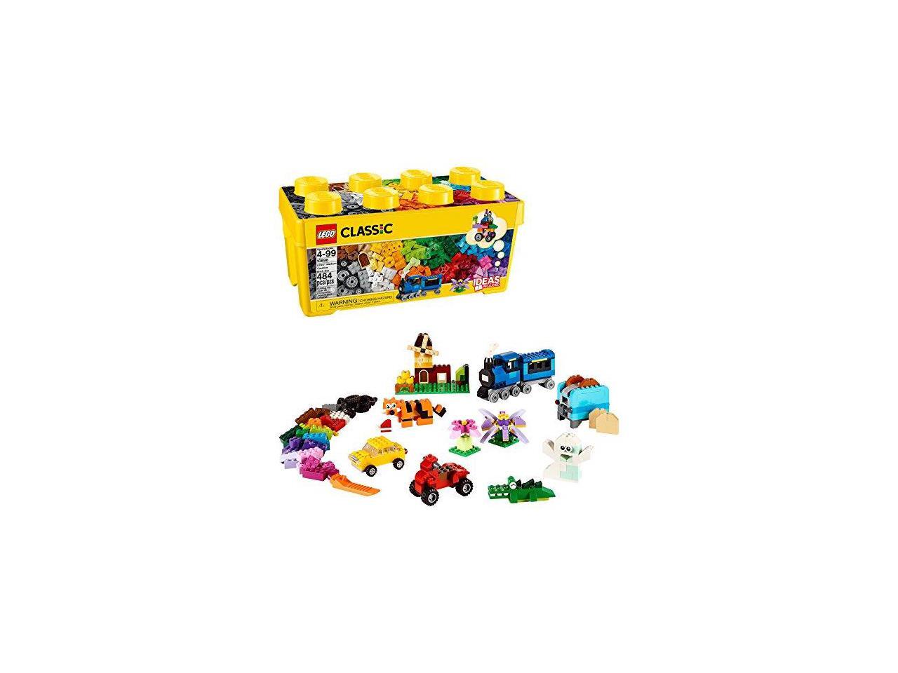 LEGO Classic Medium Creative Bricks Kids 484 Piece Building Box Set ...