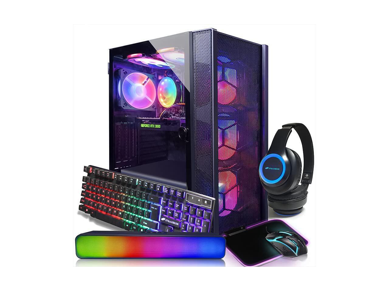 STGAubron Gaming PC,Intel Core i7-8700 up to 4.6G,32G DDR4,2T SSD,WiFi ...