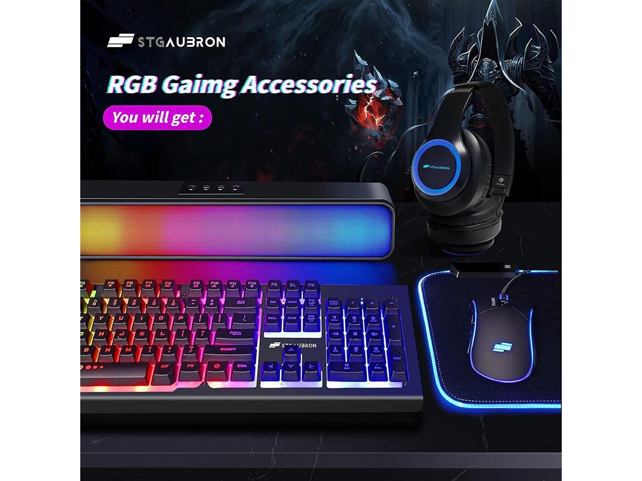 STGAubron Gaming Desktop PC,Intel Core i7-10700KF up to 5.1G,GeForce ...