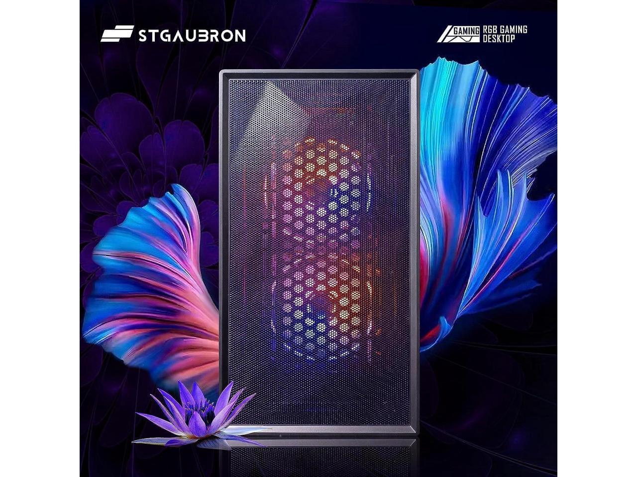 STGAubron Gaming PC,Intel Core i3-10100F up to 4.3G,GeForce GTX 1660 ...