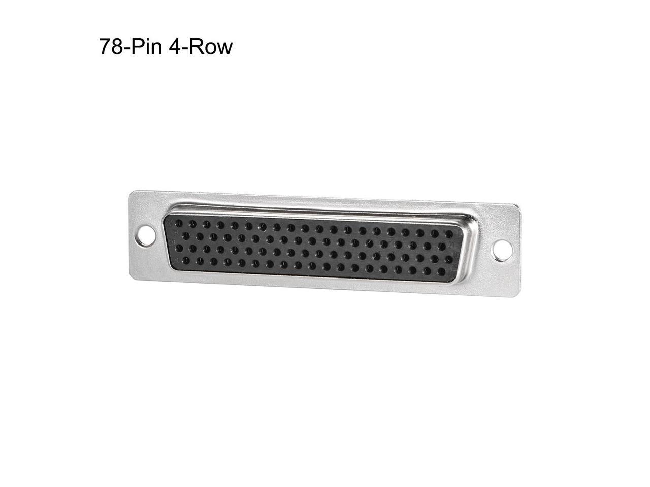 D-sub Connector DB78 Female Socket 78-pin 4-row High Density Port ...