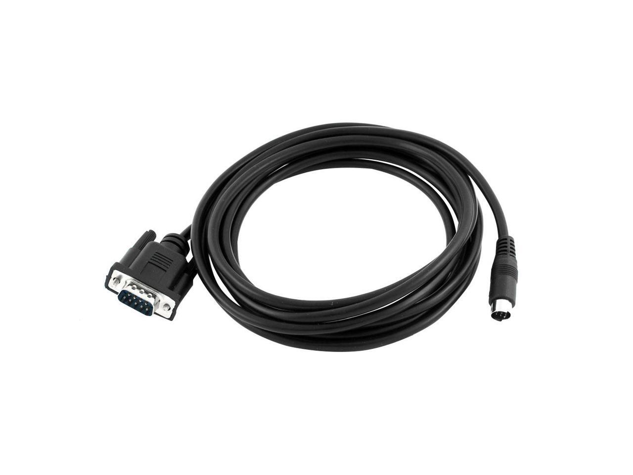 DB9 9 Pin Male to Mini Din 8 Pin Male Connector Adapter Cable Converter ...