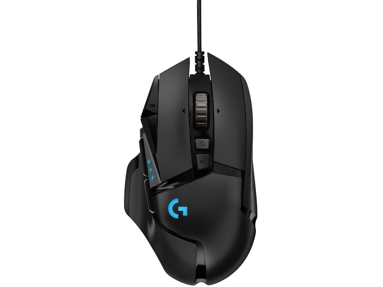 Logitech G502 HERO High Performance Wired Gaming Mouse and G240 Mouse ...