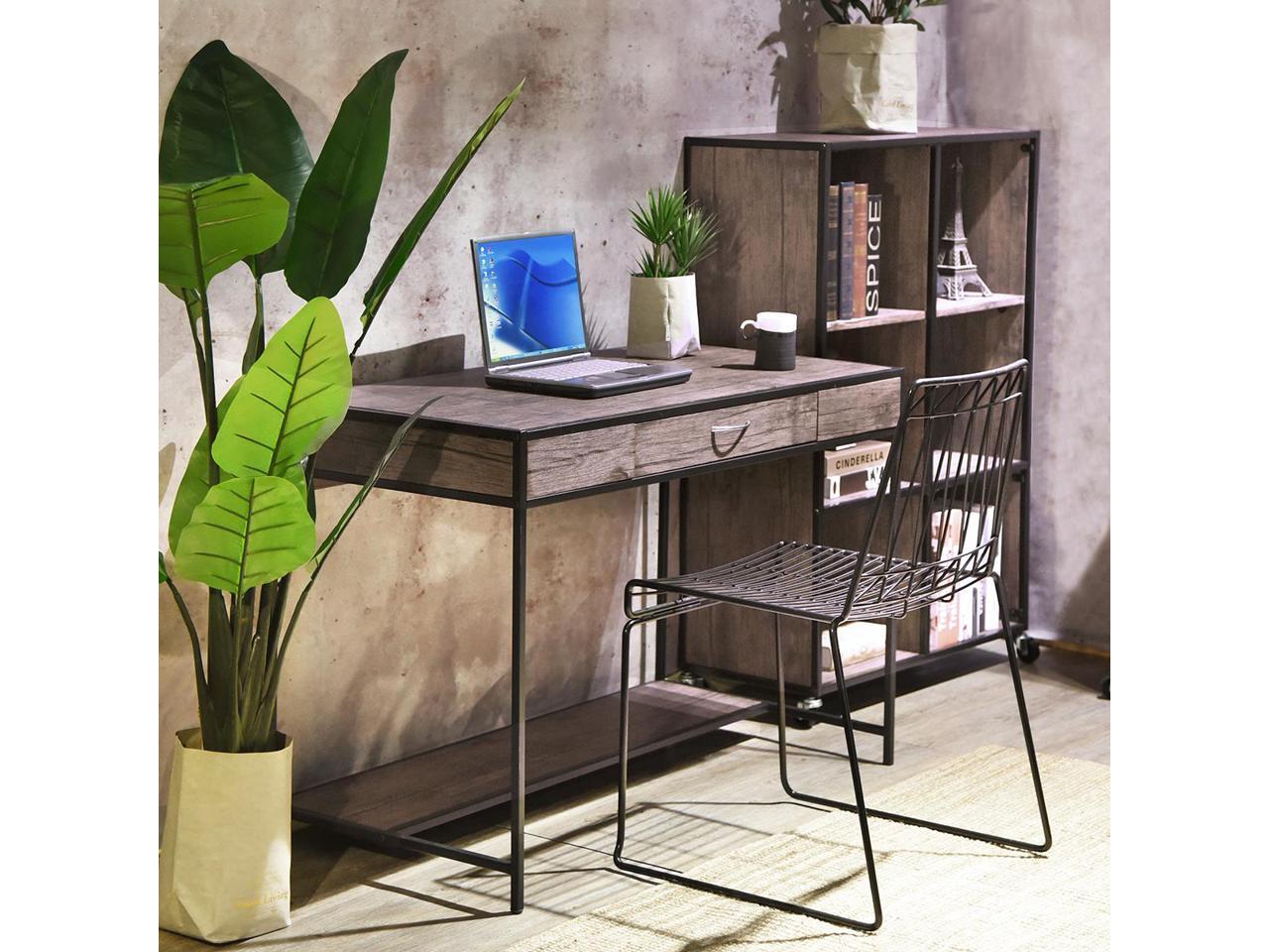 FurnitureR Office Desk Student Study Desk Wooden Board Desk with MDF ...