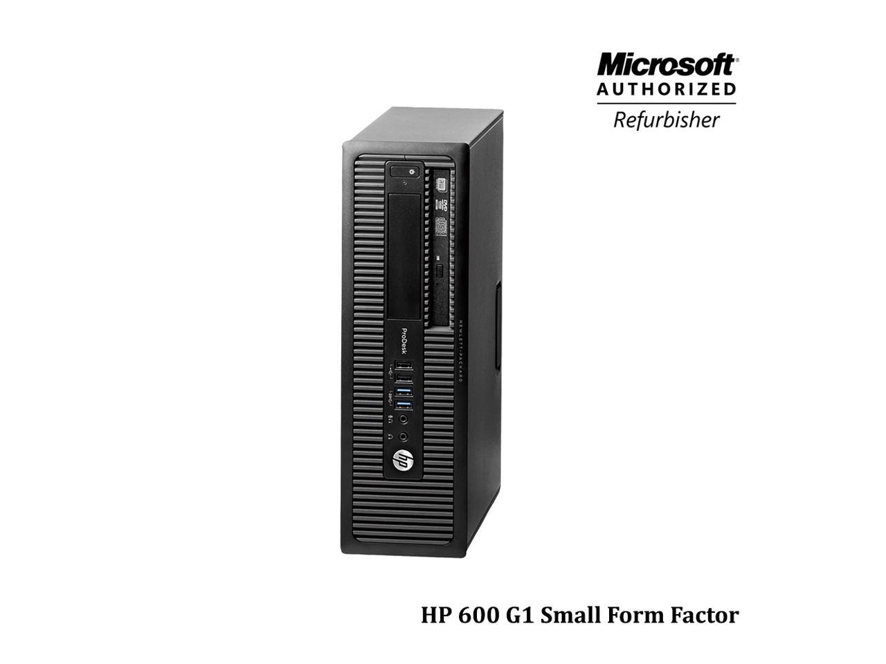 Refurbished: Gaming PC Hp ProDesk 600 G1 Small Form Factor Intel Core i5 4570 Windows 10 Pro ...