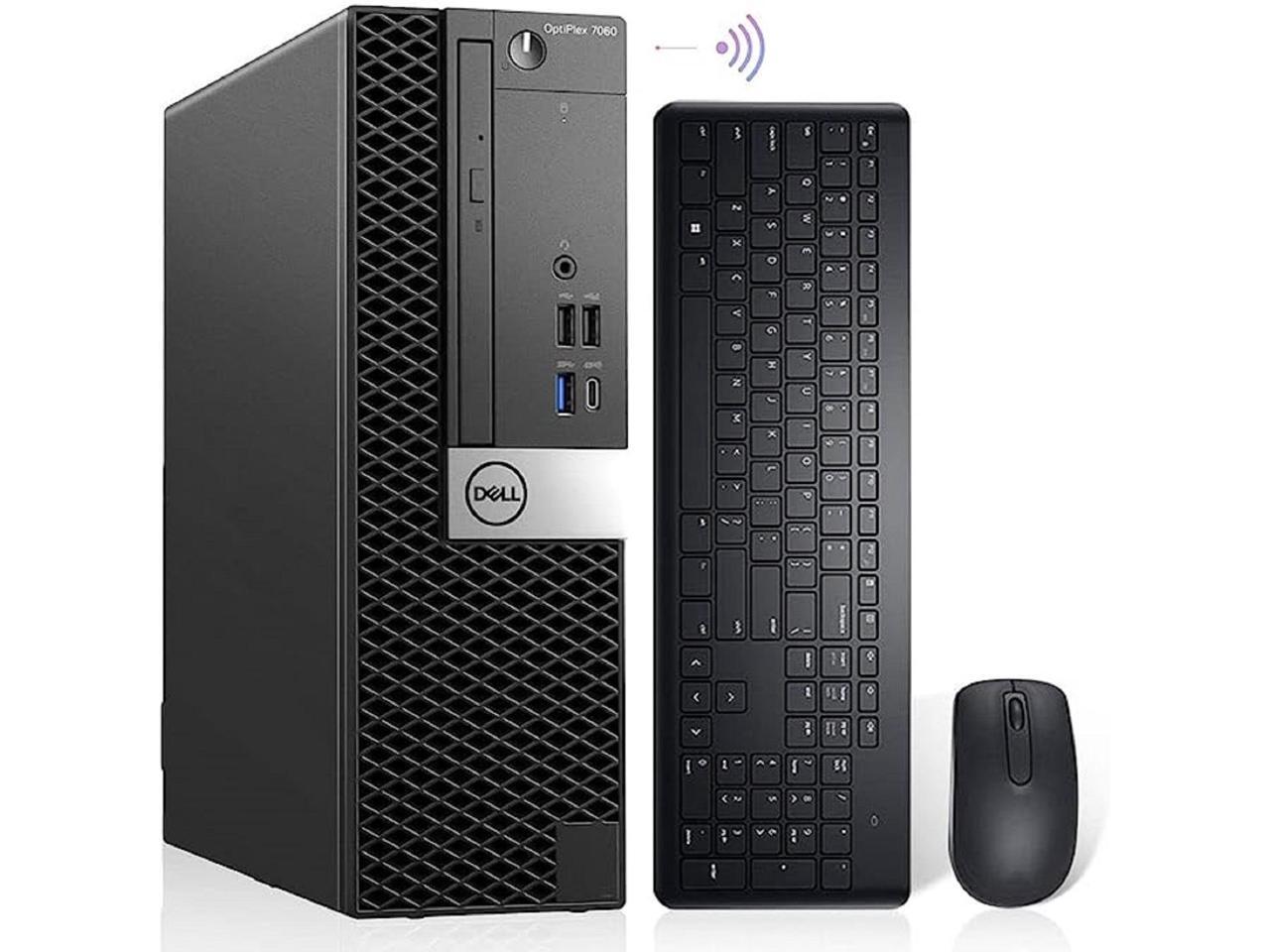 Dell OptiPlex 7060 Windows 11 Pro Desktop Computer SFF, Intel 8th Gen ...