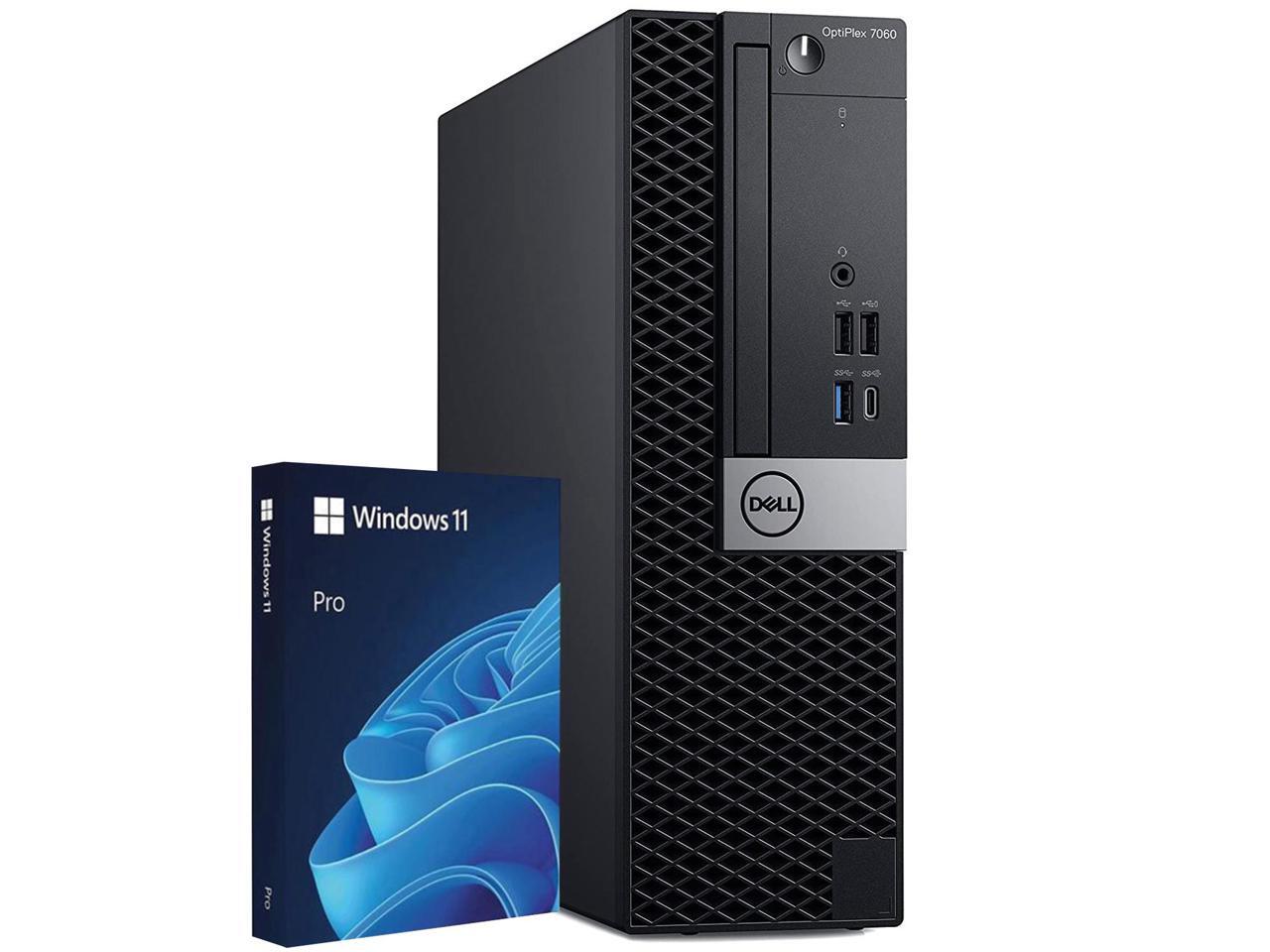 Dell OptiPlex 7060 Windows 11 Pro Desktop Computer SFF, Intel 8th Gen ...