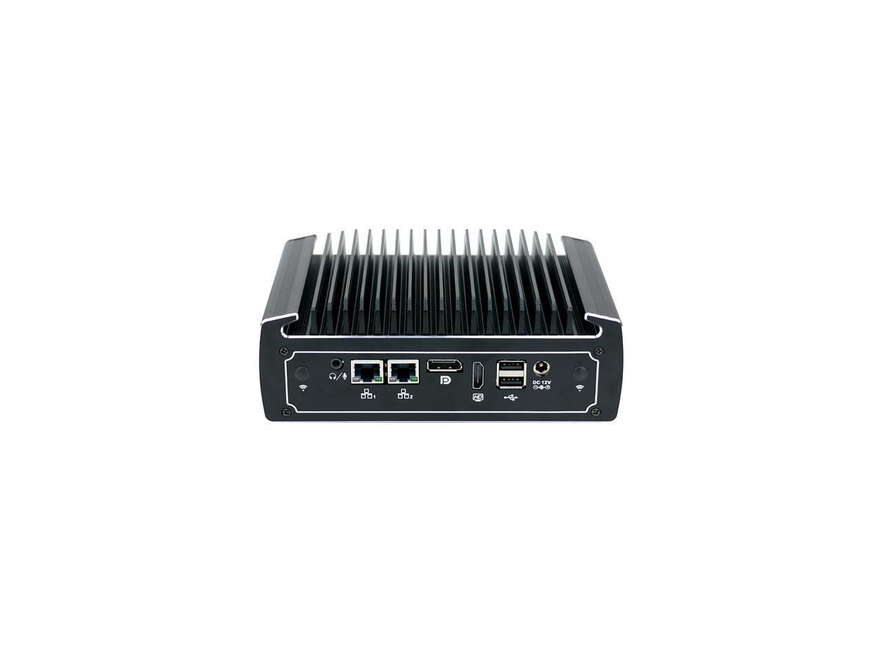 Fanless Mini PC, Industrial Computer, I7 10810U, HUNSN BX01k, Windows 11 or Linux Ubuntu, TPM2.0 ...