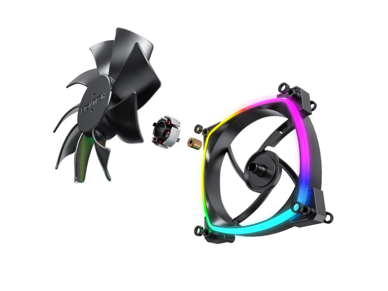 Montech AX 120 ARGB Fan 1600PWM, High-End Durability, Silent ...