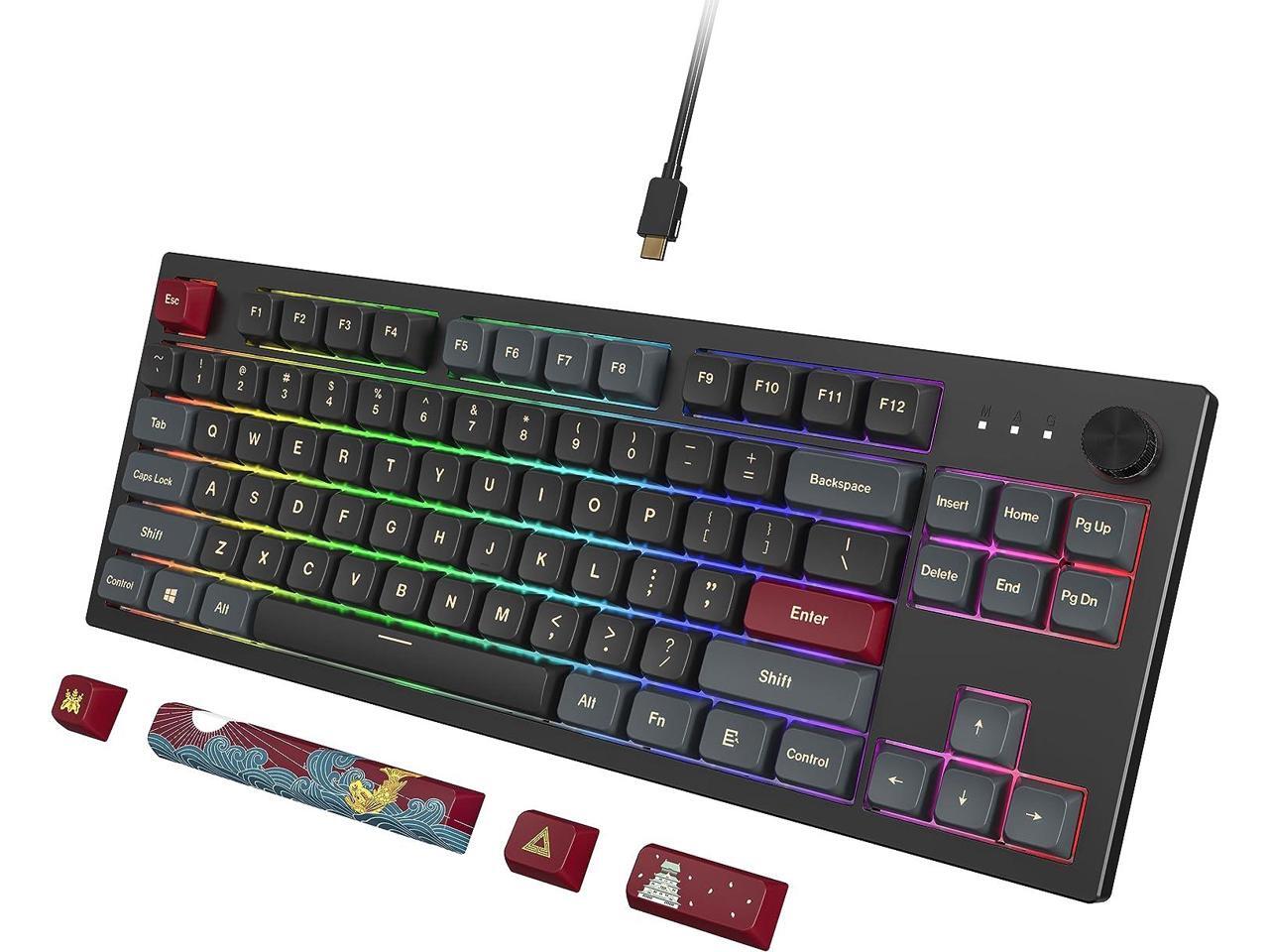 Montech MKey TKL Mechanical Gaming Keyboard: Customizable RGB LED ...
