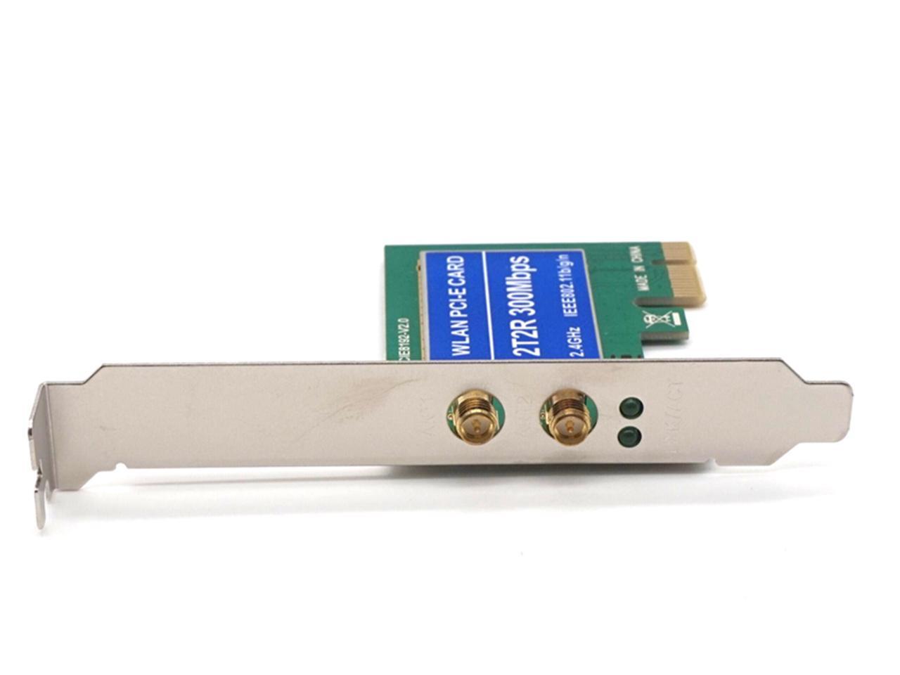 PCIe Wireless 300Mbps Internal PCIe WiFi Card PCI Express Network Card ...