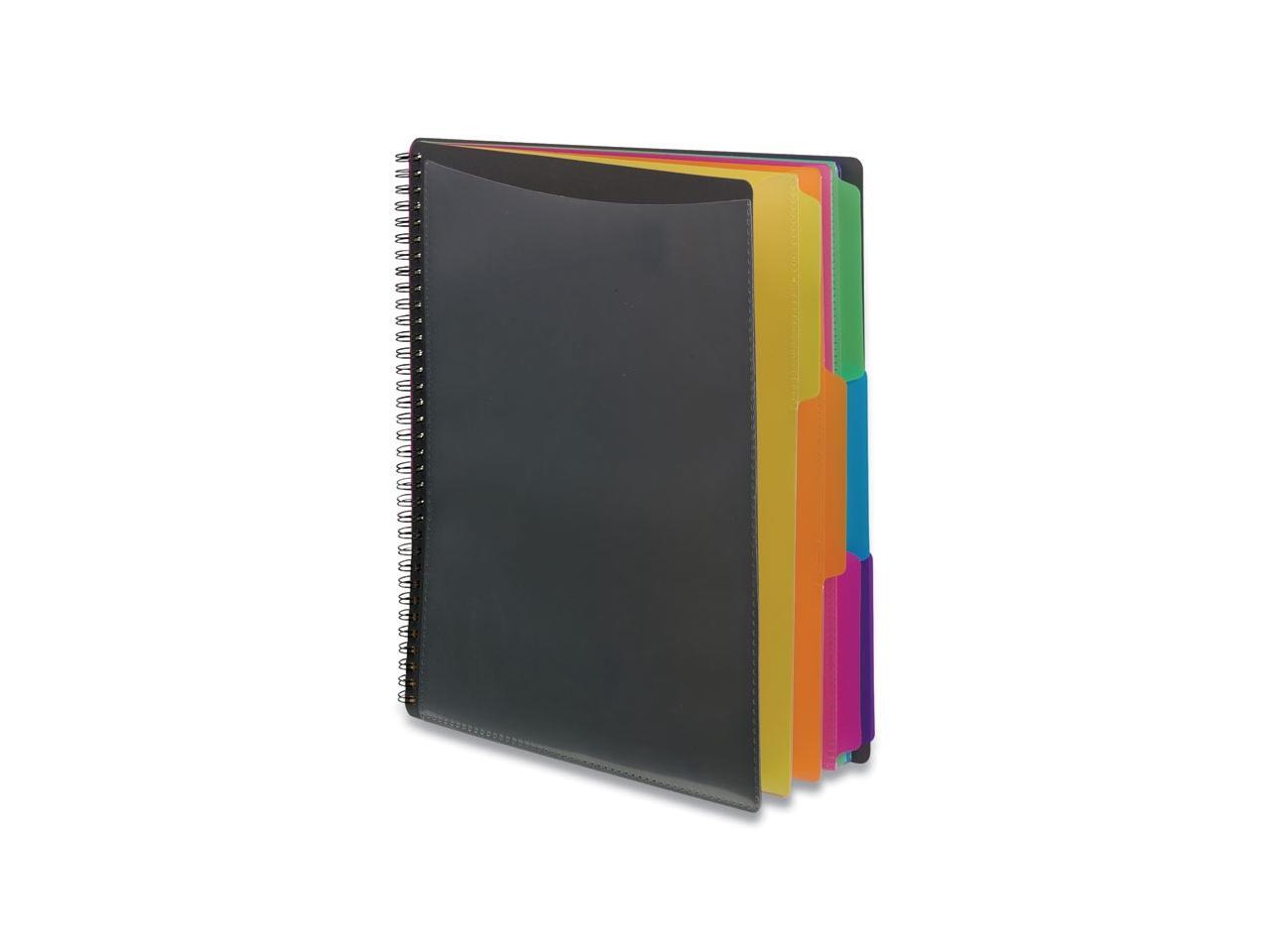 Smead Project Organizer Poly 24-pocket 1/3-cut 10"x12" Gray/MI 89206 ...