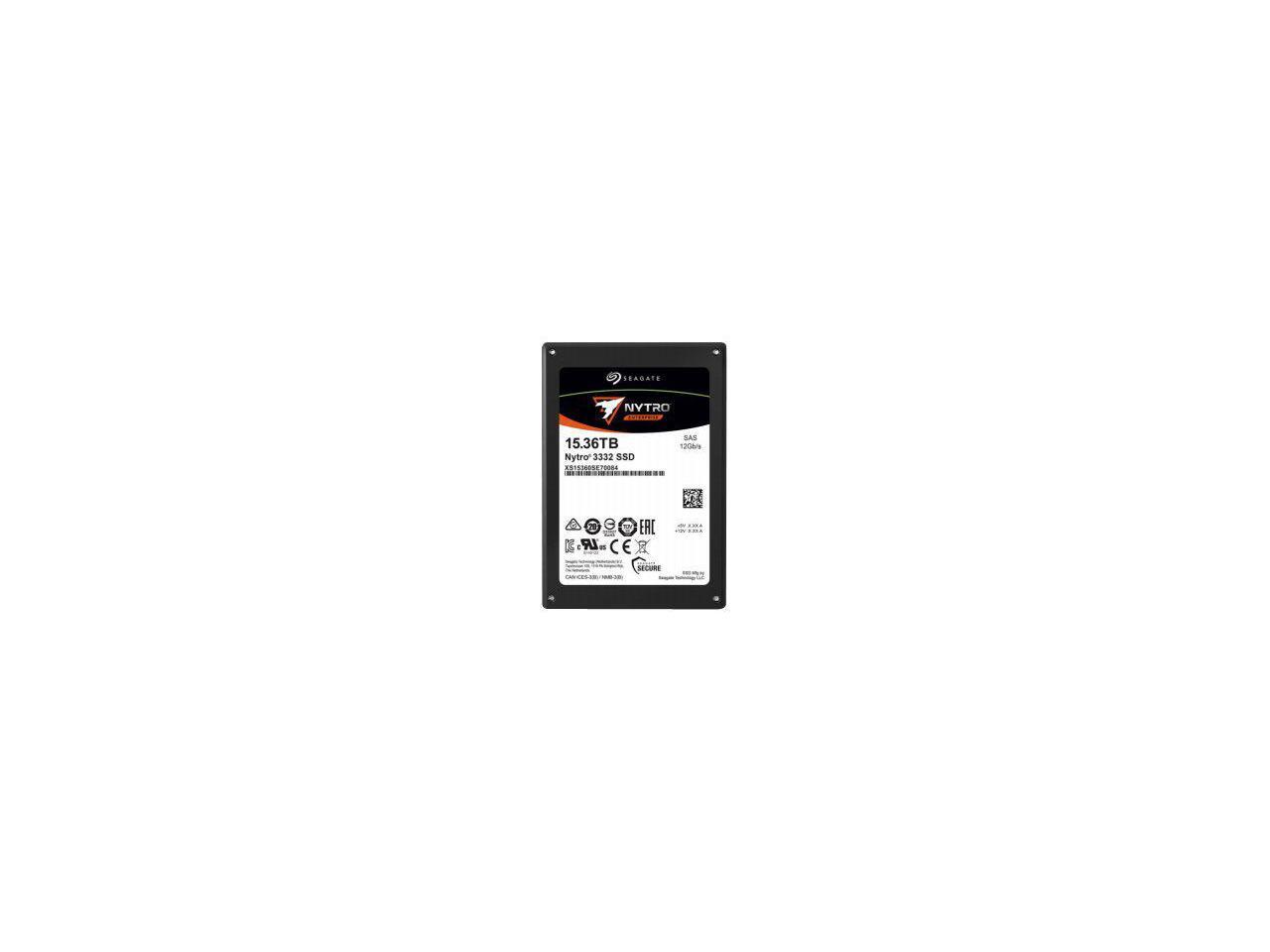 Seagate Nytro 3332 XS3840SE70104 3.84TB 2.5 inch x 15mm 12 Gb/s SAS ...