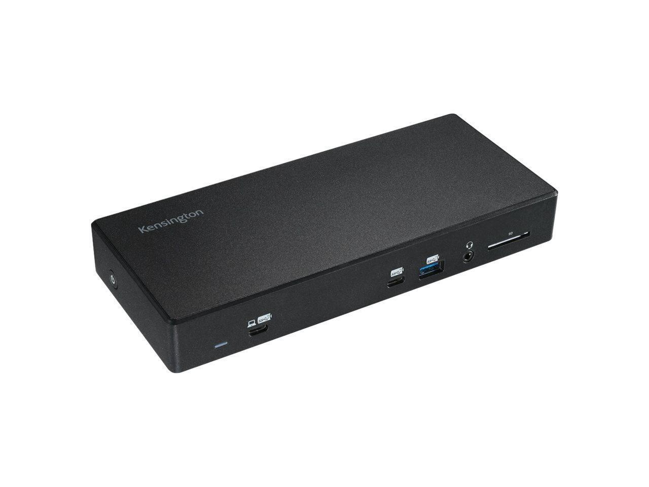 Kensington SD4855P USB-C 10Gbps Dual Video Driverless Docking Station ...