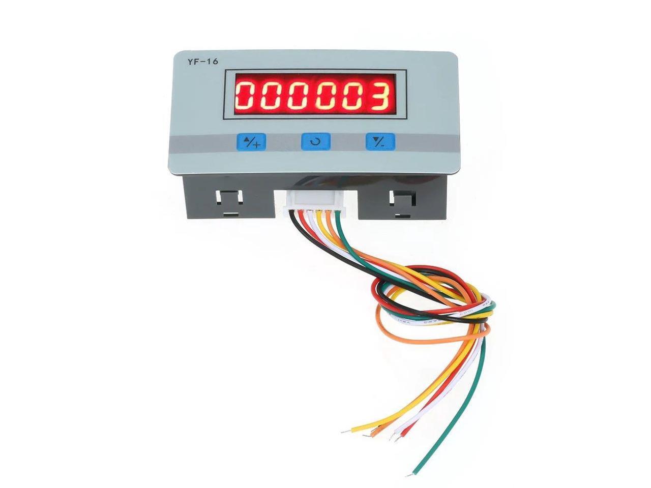 Mini LCD Digital Counter Module DC/AC5V~24V Electronic Totalizer with ...