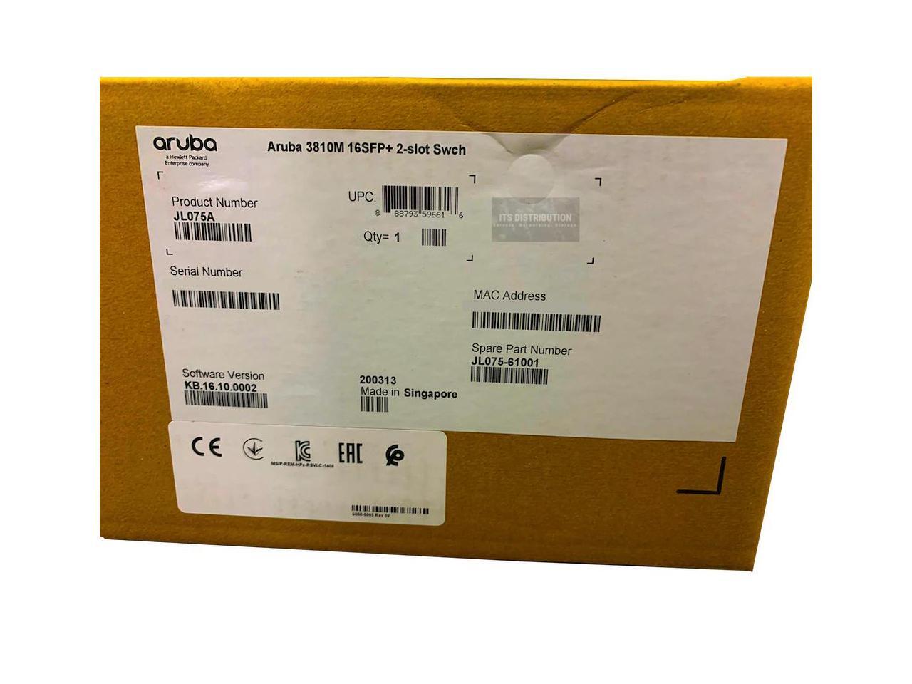 HPE Aruba 3810M 16SFP+ 2-Slot Switch (JL075A) - Newegg.com